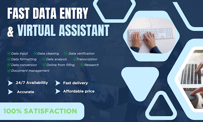 Do fast data entry, virtual assistance for your projects by Wasimul ...