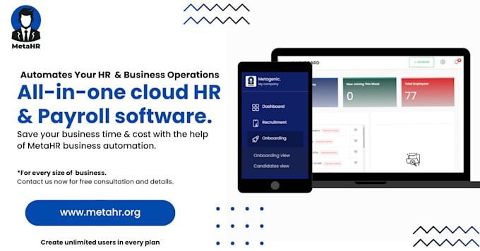 Build custom hr and payroll software with mobile app by U_d5f1a16a4987 | Fiverr