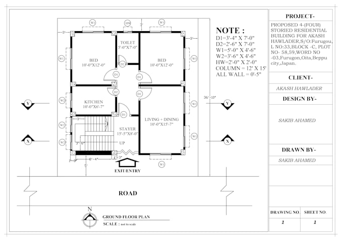 Do 2d autocad drawings for civil and architectural projects by ...