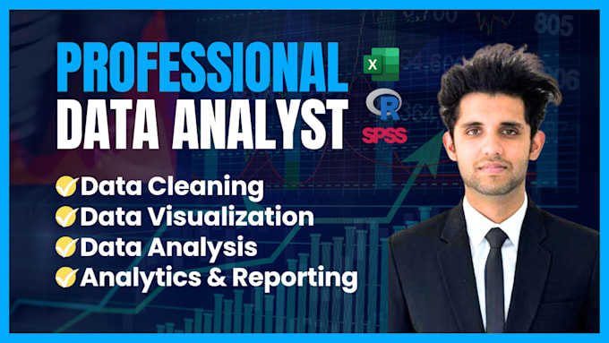 Do data analysis, cleaning, visualization by r, spss, excel in 6 hrs by Mian_mbs | Fiverr