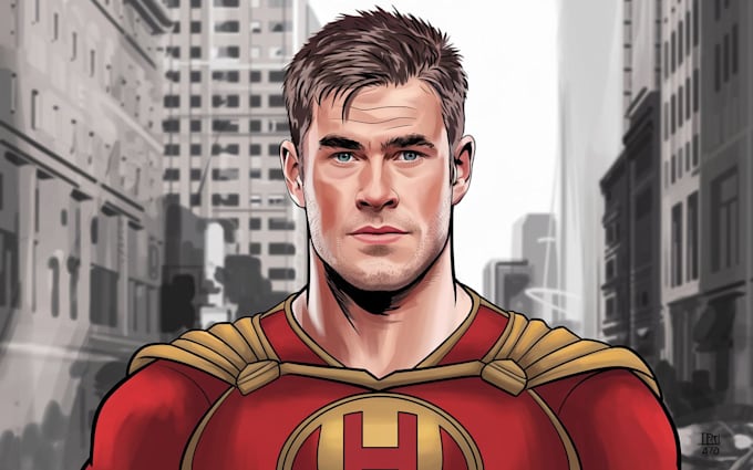 Draw superhero cartoon portrait in uniqe style by Shadownam | Fiverr