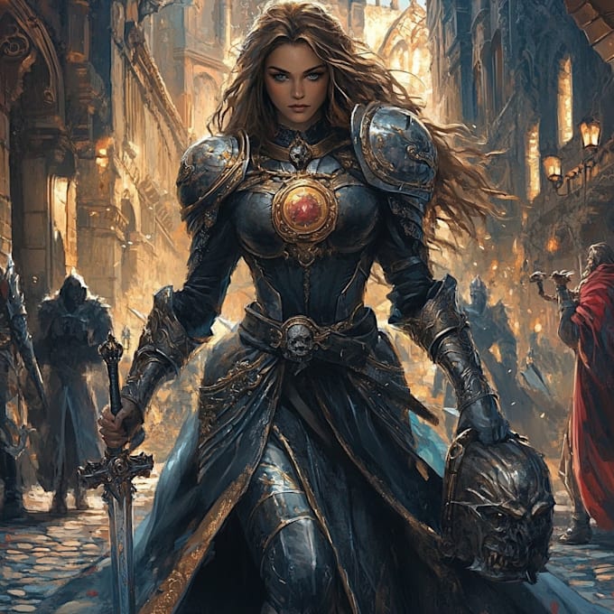 Draw a stunning dnd character art and illustration by Albaslauts | Fiverr