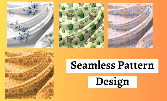 Design seamless repeat patterns for textile, fabric prints by Saima1076 ...
