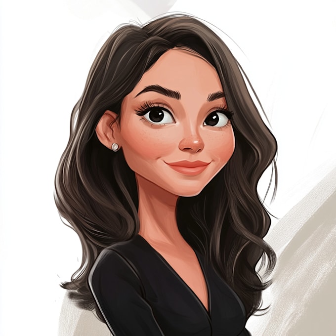 Draw cartoon caricature headshot avatar from photo by Zekerambers | Fiverr