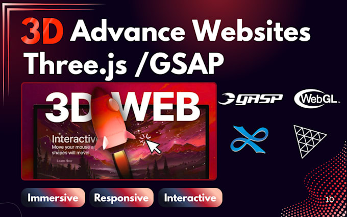 Do three js, fabric js, webgl, 3d configurators, 3d website by Mujtaba_shamas | Fiverr