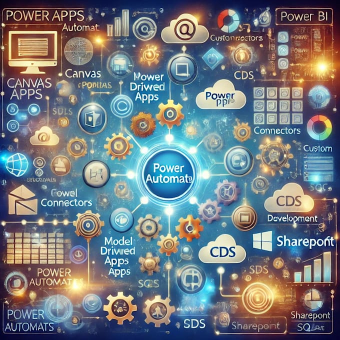 Provide custom power apps, power automate, power bi, and virtual power agent by Zubairr_hussain ...