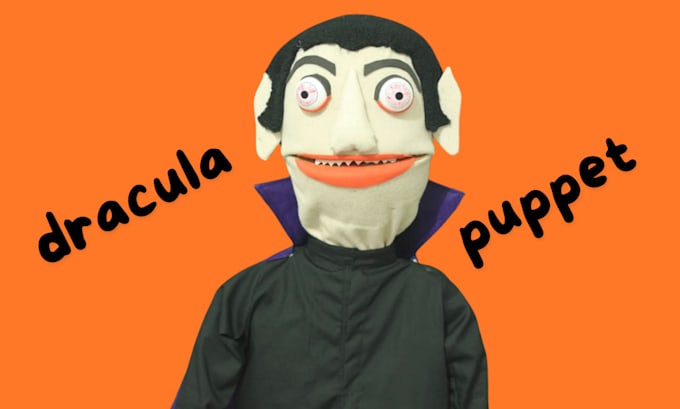Create a funny dracula puppet video for birthdays, events, and ...
