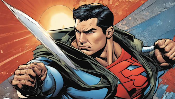 Draw superhero action comic by Luthosdsd | Fiverr