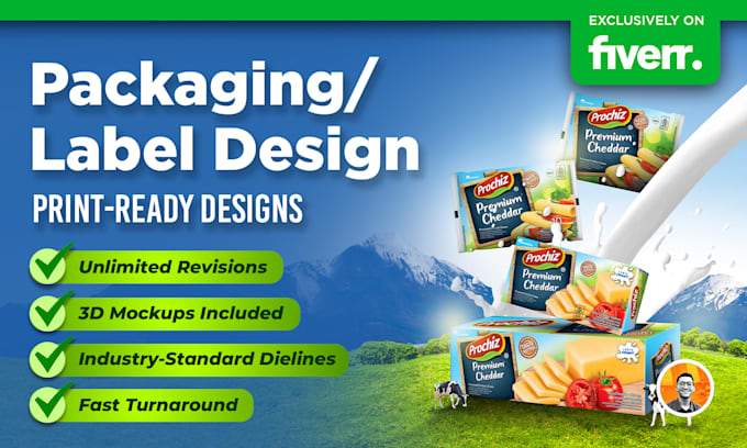 Create label or packaging design that stands out and sells by ...