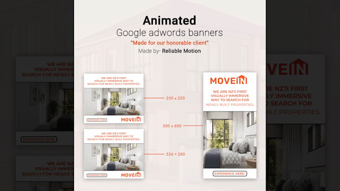 Design static or animated web banner ads by Reliablemotion | Fiverr
