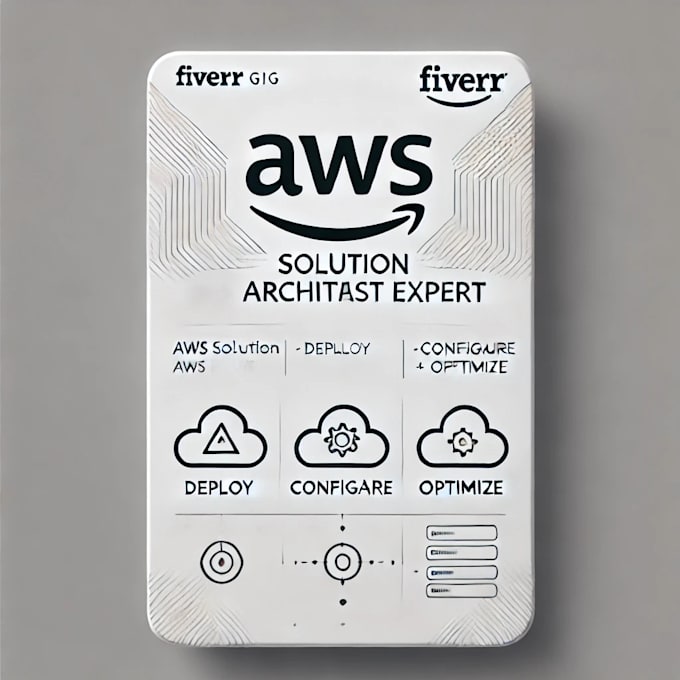 Architect, deploy, and optimize your aws cloud infrastructure by Anujkdev | Fiverr