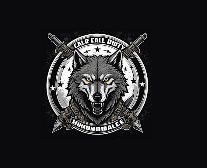 Create custom wolf skull tattoo logo with vector design by Raselmiyag ...