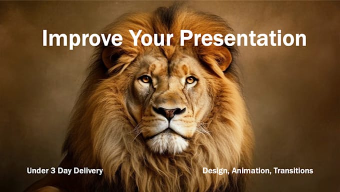 Improve your powerpoint presentation by Christian54474 | Fiverr