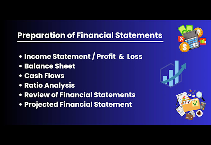 Prepare statement of profit and loss income statement balance sheet by ...