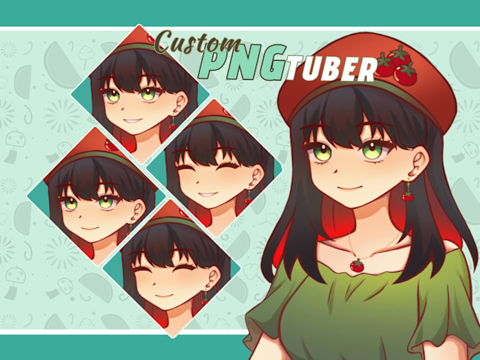 Draw a custom pngtuber for streamer by Anyafyn | Fiverr
