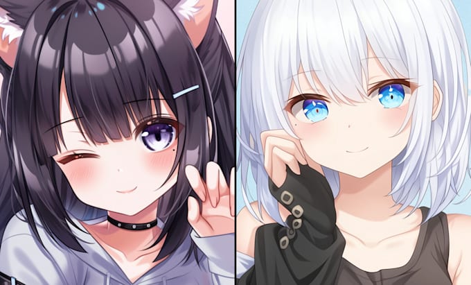 Draw pfp character ilustrasion in anime style for fanart by Emihiraoka ...