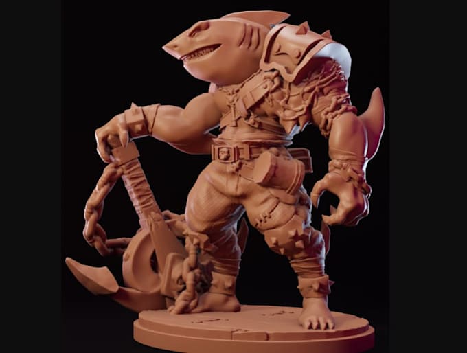 Carve 3d miniature, digital use, stl printable model, color sculpture ...