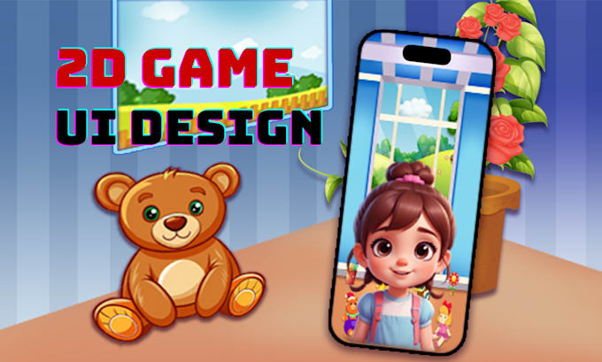 Create 2d game ui design game art, props by Montupatel3 | Fiverr