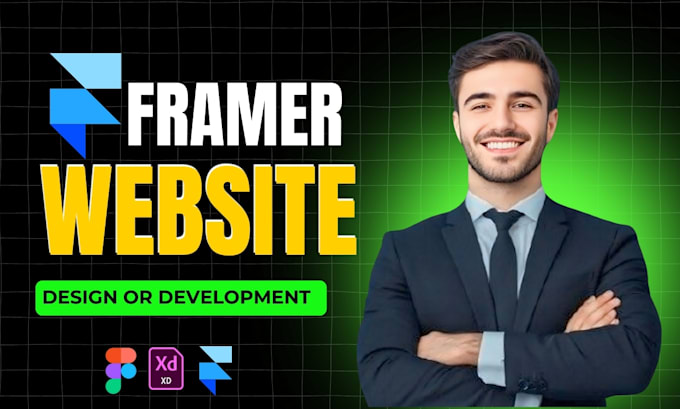 Design responsive framer website and framer developer by Dev ...