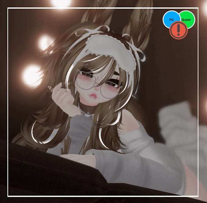 3d character model vrchat avatar 3d model vrc avatar in unity by Hara ...