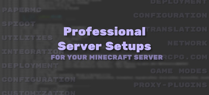 Set up your individual minecraft server by Marcpg1905 | Fiverr