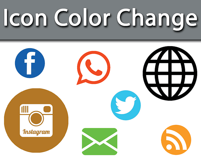 Change the color of your icon, logo, or image by Ianffadriquela | Fiverr