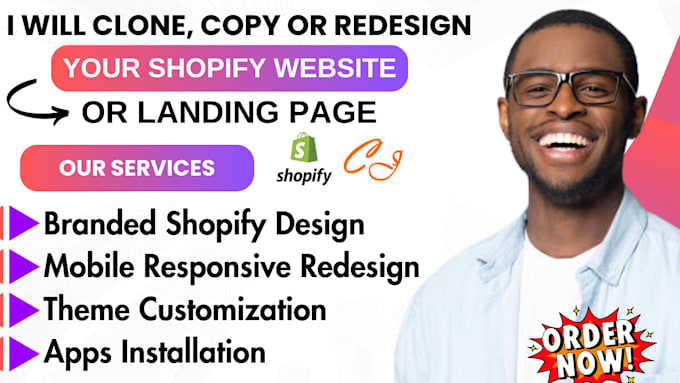 Clone redesign design shopify store dropshipping store shopify ...