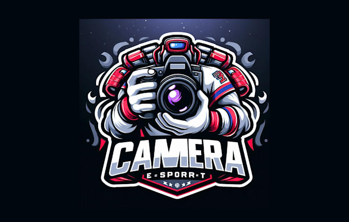 Do awesome camera esport mascot logo design with vector file by Leonora ...