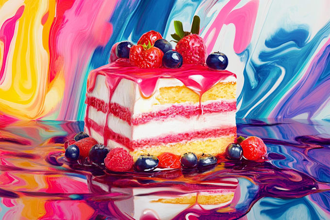 Make food pop art of your food by Marieonker | Fiverr