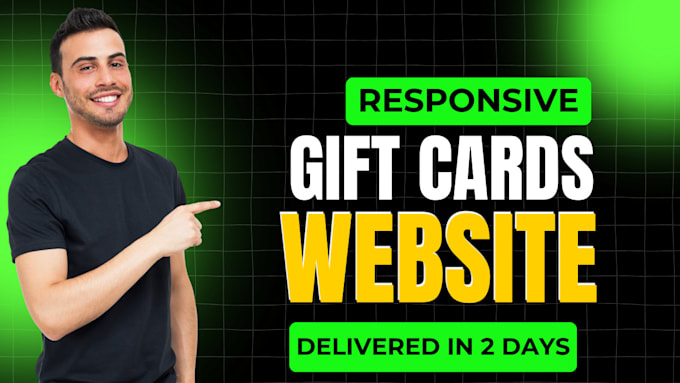 Create a gift cards website for you by Bogayou | Fiverr