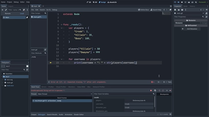 Help you in godot game dev by Whackyfear | Fiverr