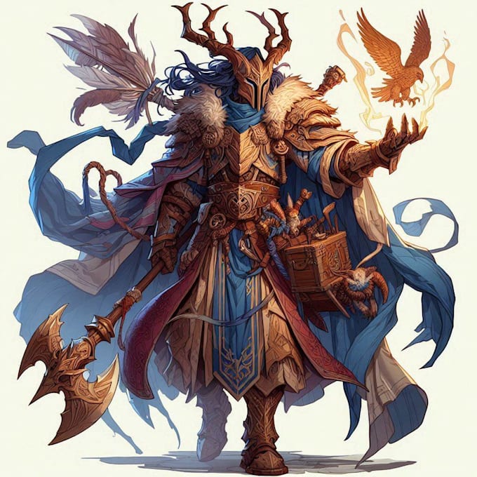 Do a dnd character art and dnd character art by Lgseang | Fiverr