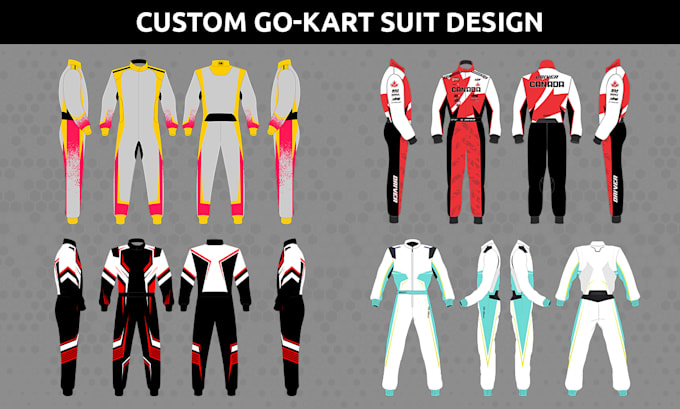 Design kart racing suit, go kart suit, karting race suit by Fahad_saeed ...