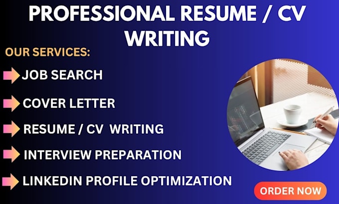 Write a professional resume, cover letter, linkedin profile by Jason_revamp | Fiverr