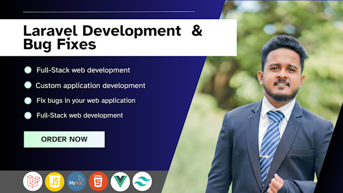 Fix bugs or develop web applications using laravel by Senithjanindu ...