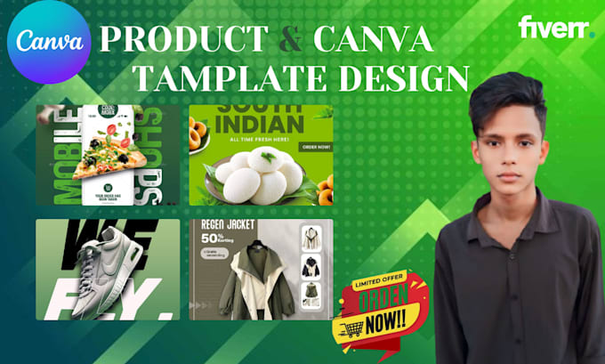Serve as both product and canva template designers by Rimon6671 | Fiverr