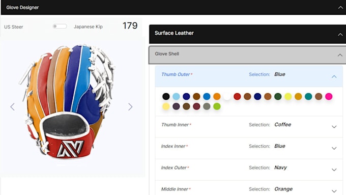 Personalize your 3d 2d baseball glove or customizer with zakeke and ...