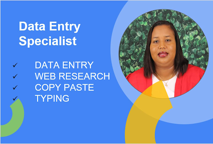 Do data entry, web research, copy paste by Sriviere | Fiverr