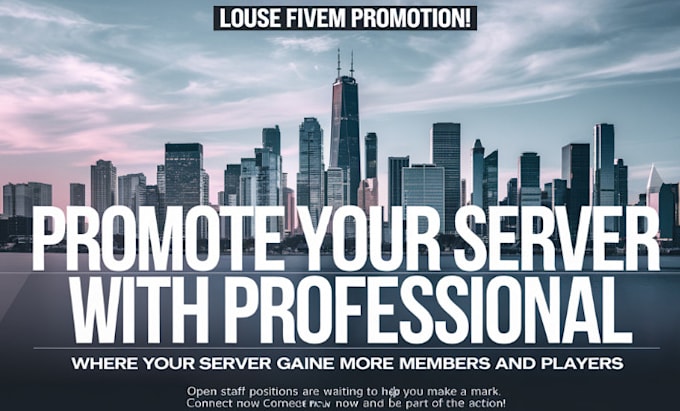 Fivem server promotion, discord server promotion, fivem server ads by ...