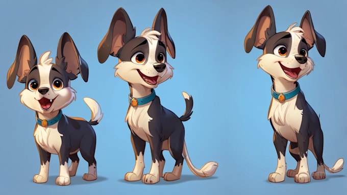 Design a custom disney pet portrait illustration by Calieock | Fiverr