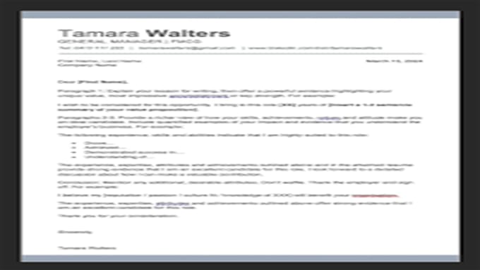 Create professional resume, cover letter, linkedin services by Evans ...