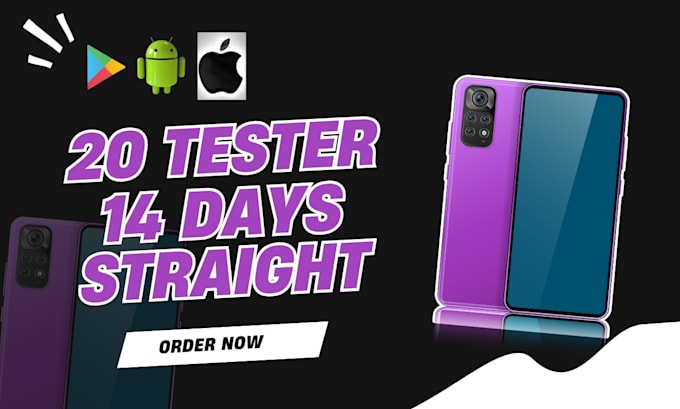 Provide 20 testers for google play close app testing, android app ...