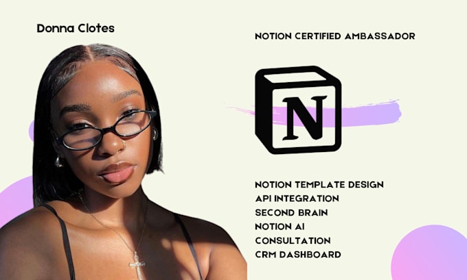 Be Your Notion Virtual Assistant Notion Expert Notion Template Design By Donna Clotes Fiverr