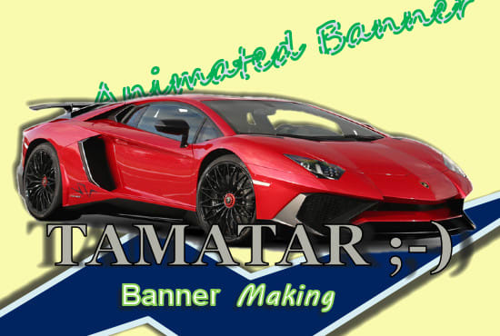 Design gif animated banner by Tamatar | Fiverr