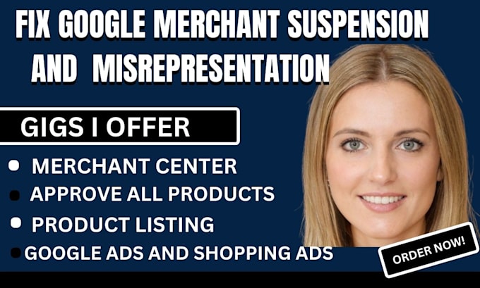 Fix google merchant center suspension gmc misrepresentation shopping ad campaign by ...