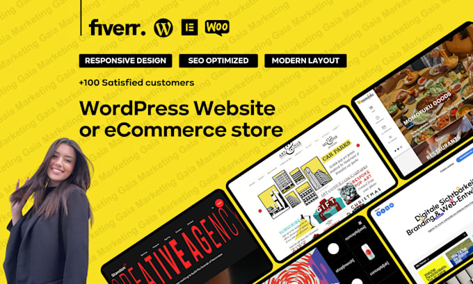 Design or develop your premium wordpress website by Gaia_markrting | Fiverr