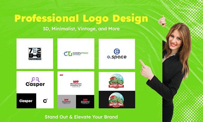 Design typographic modern professional and minimalist logo for your ...