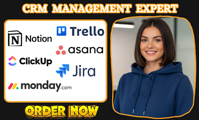 Setup monday com board monday crm clickup jira asana trello notion board by Luna_solution | Fiverr