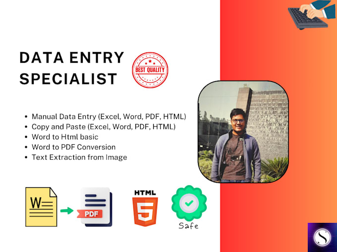 Data entry typing work job, copy paste, excel data entry by ...