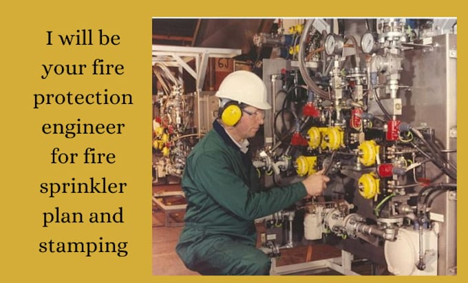 Be your fire protection engineer for fire sprinkler plan and stamping ...